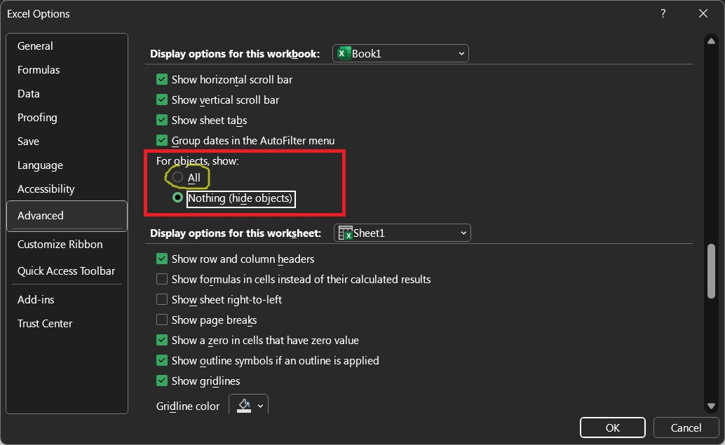 How To Remove The Cannot Shift Objects Off Sheet Error In Excel 